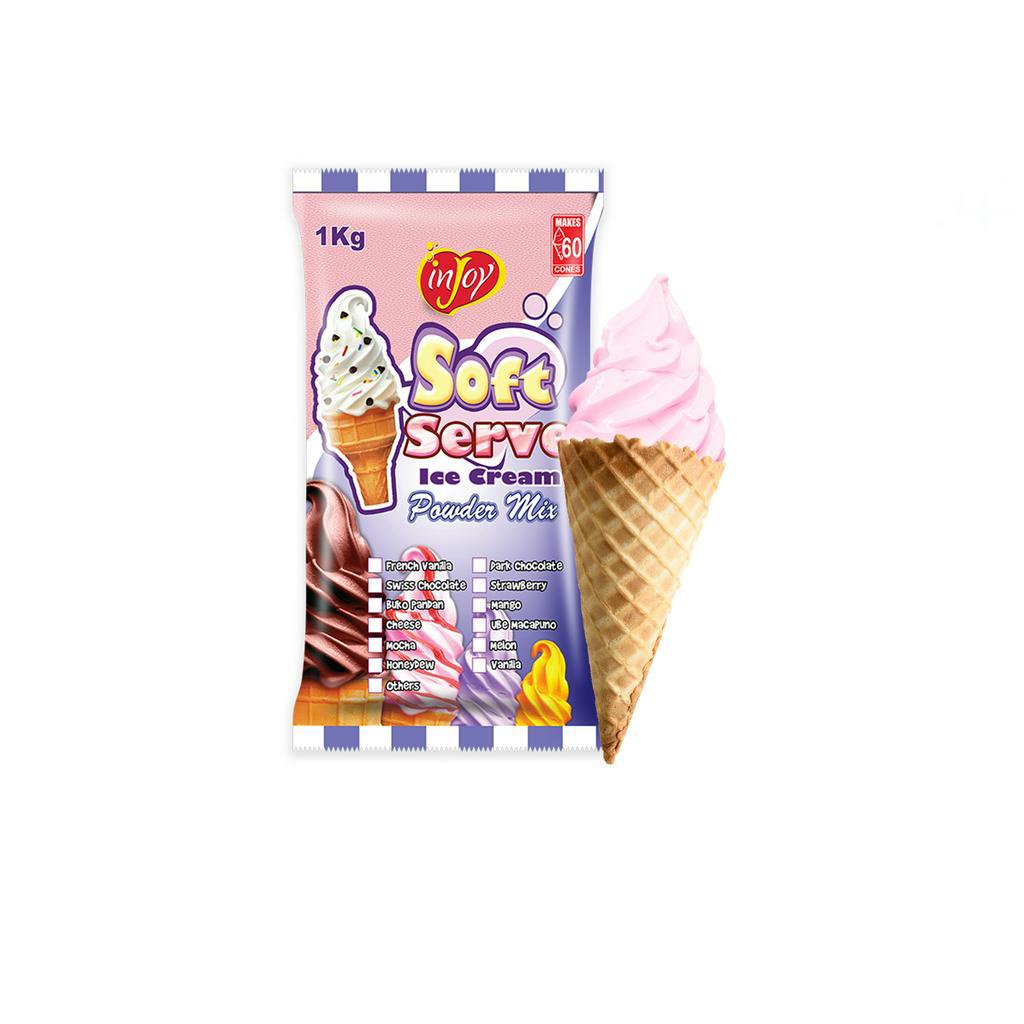 inJoy Strawberry Soft Serve Ice Cream Powder 1kg | Shopee Philippines