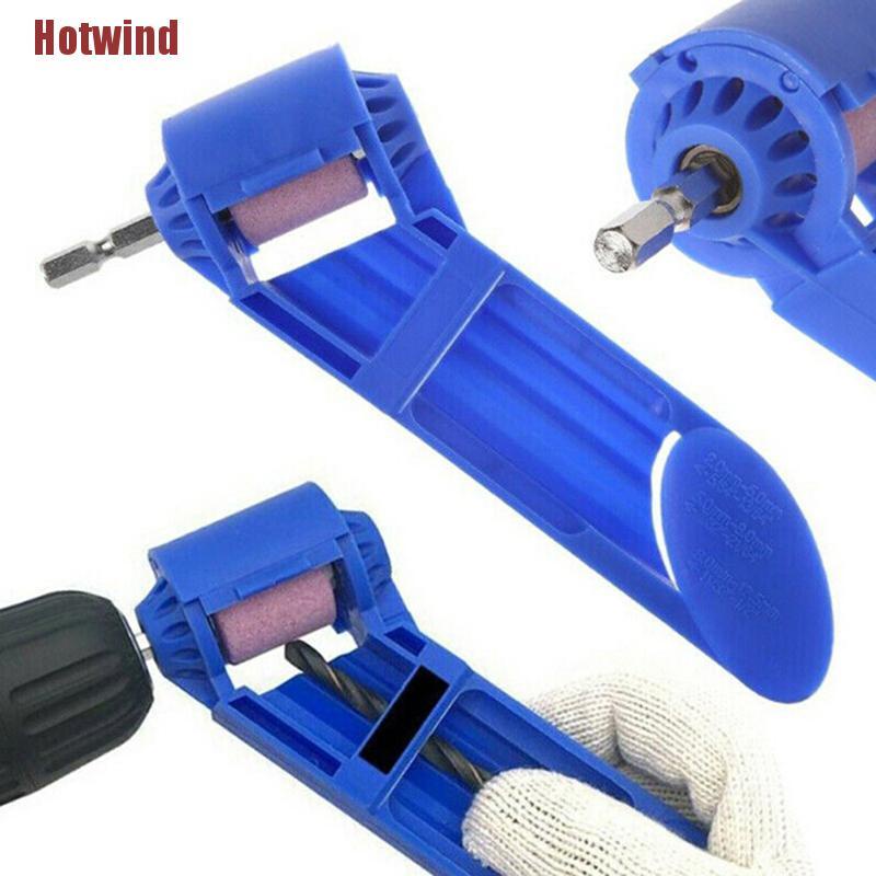 HW Portable Drill Bit Sharpener Corundum Grinding Wheel for | Shopee ...