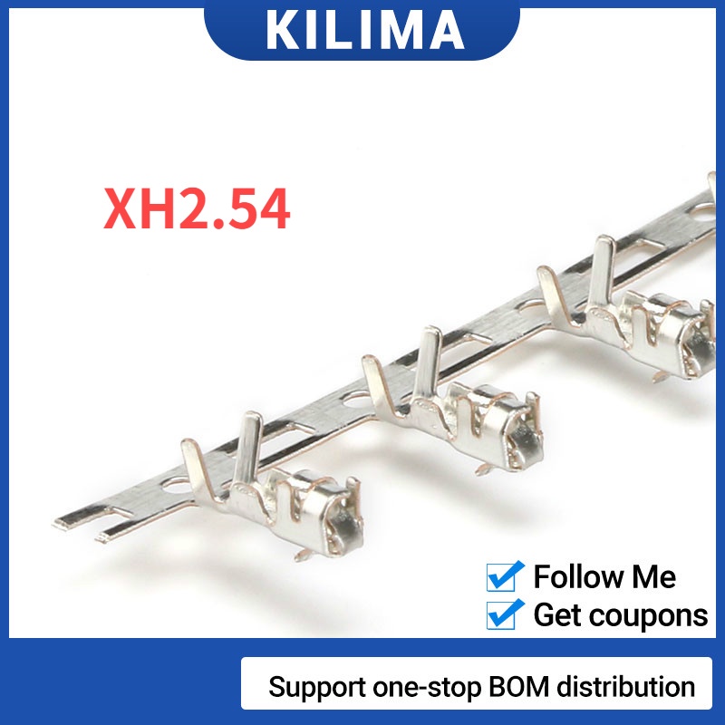 100Pcs 2.54mm XH2.54 XHB2.54 Connector Jumper Wire Cable Housing Female Pin Connector Terminal ...