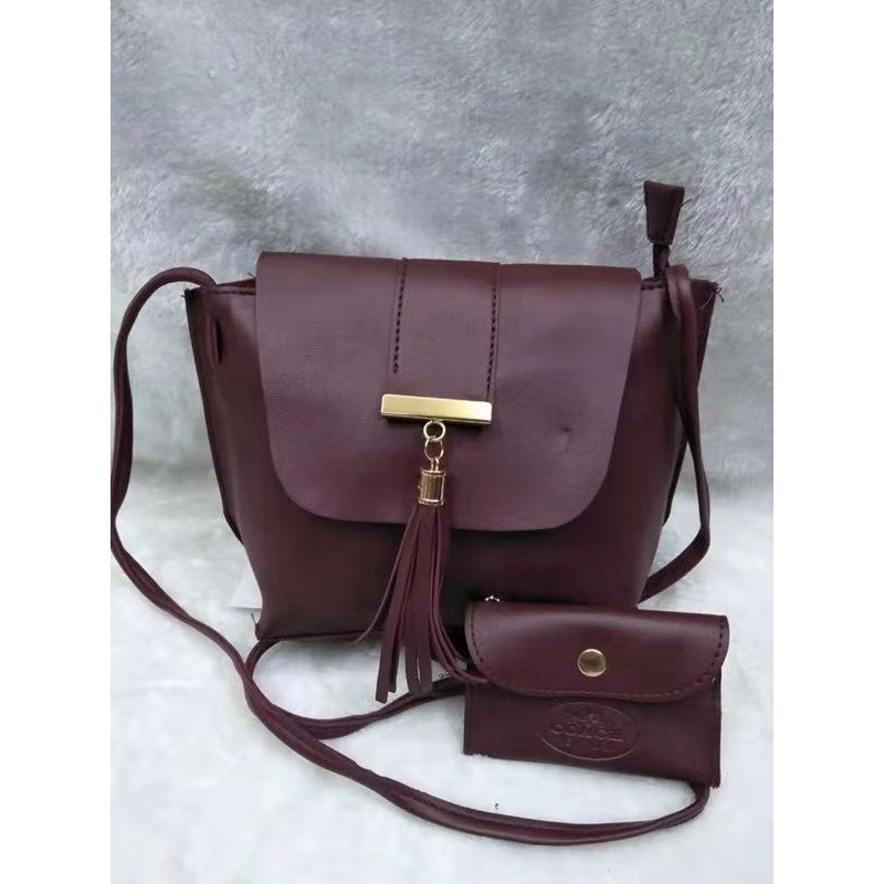 COD Large COACH women's bag handbag sling Ladeis bag C0-04 | Shopee ...