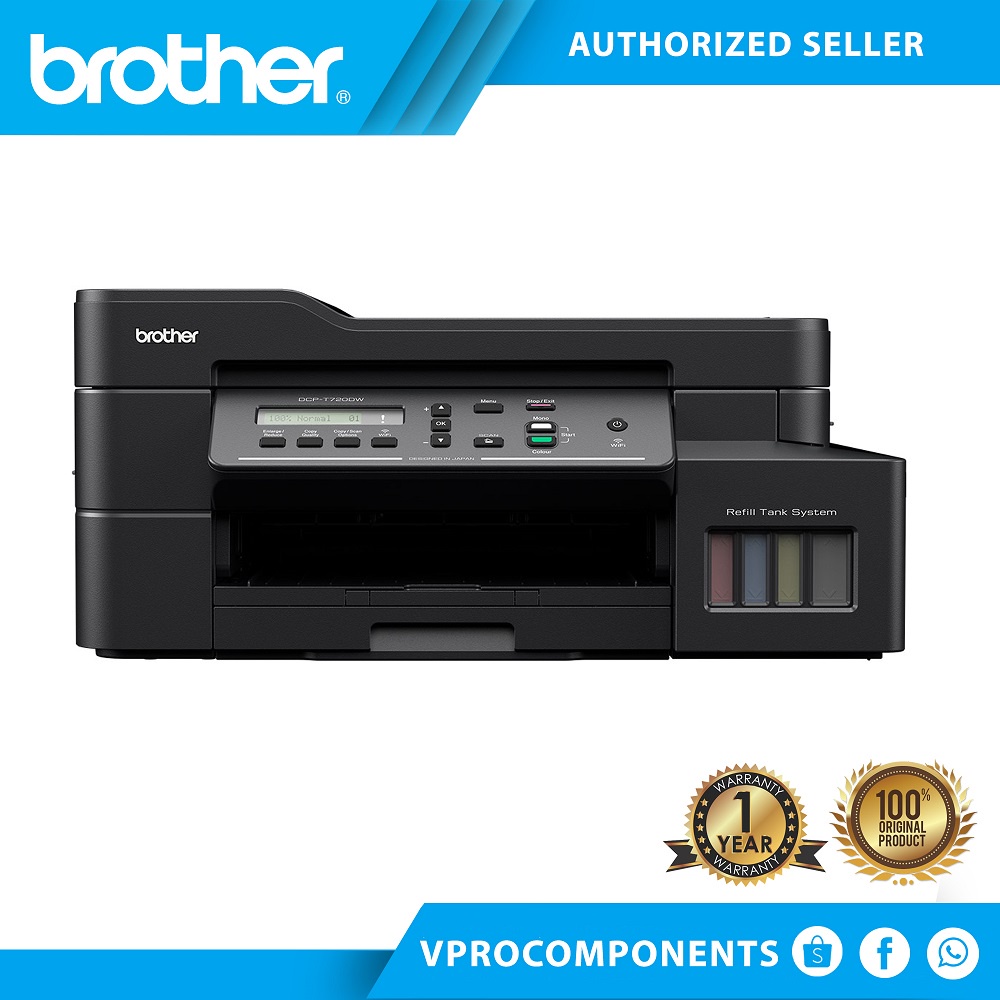 Brother DCP-T720DW Ink Tank w/ Original Ink Print | Scan | Copy | Wifi ...