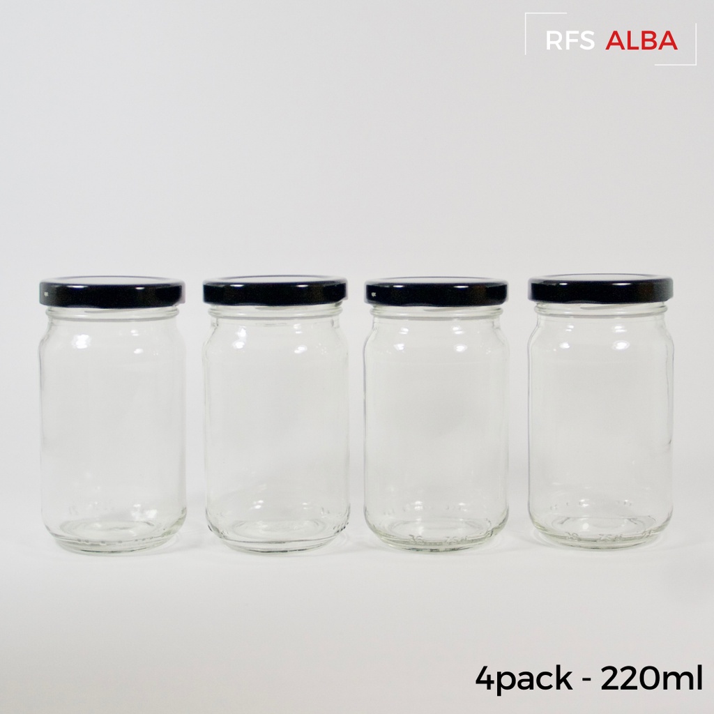 Generic Glass Jar - 220ml (Excellent Quality/ Free Plastic Seal ...