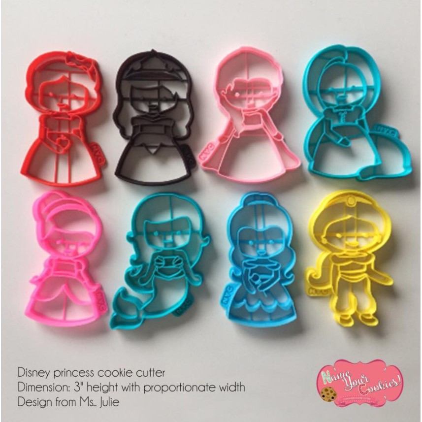 DISNEY PRINCESS COOKIE CUTTERS | Shopee Philippines