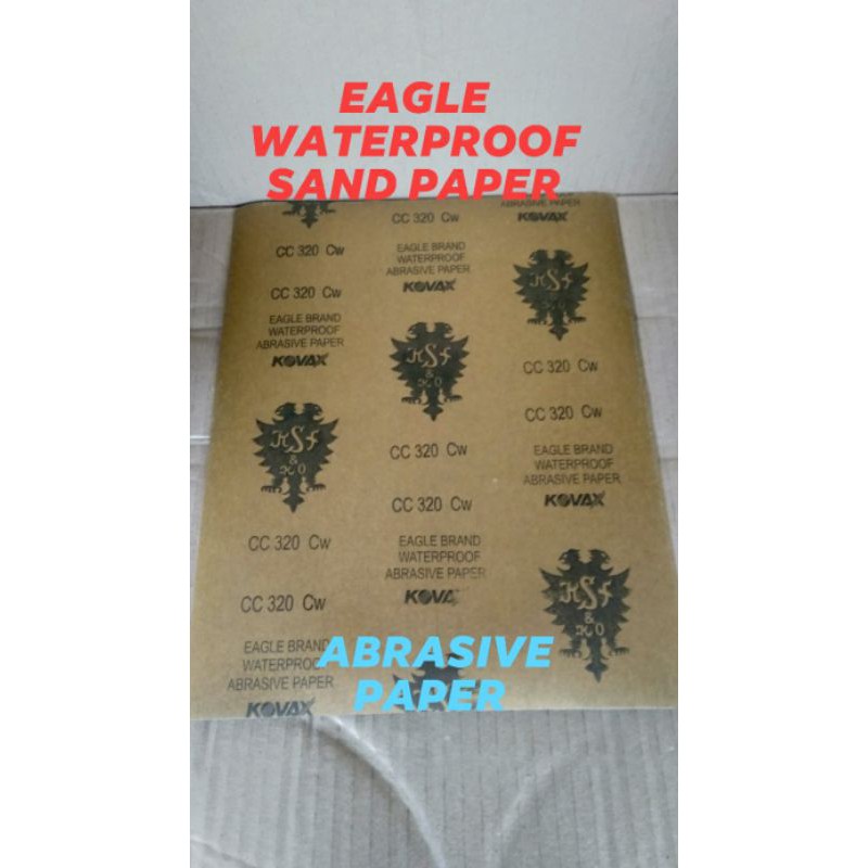 EAGLE WATERPROOF SAND PAPER 220/240/320/800 | Shopee Philippines