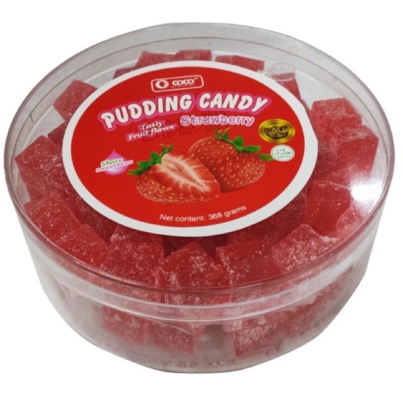 SALE‼️ COCO PUDDING STRAWBERRY CANDY 80PCS | Shopee Philippines