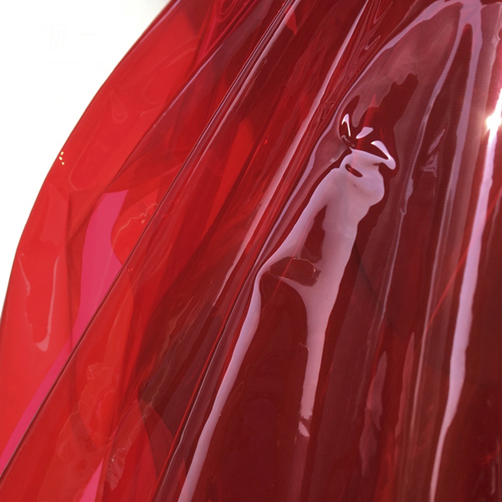 Transparent Frosted Liquid Film TPU/PVC Fabric Waterproof See-through ...