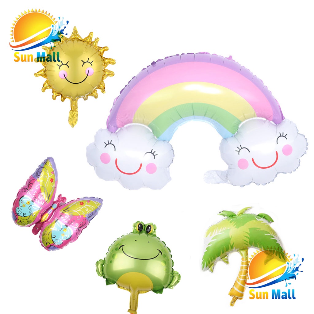 Rainbow Cloud Big Shape Foil Balloons Nature themed balloon Kids ...