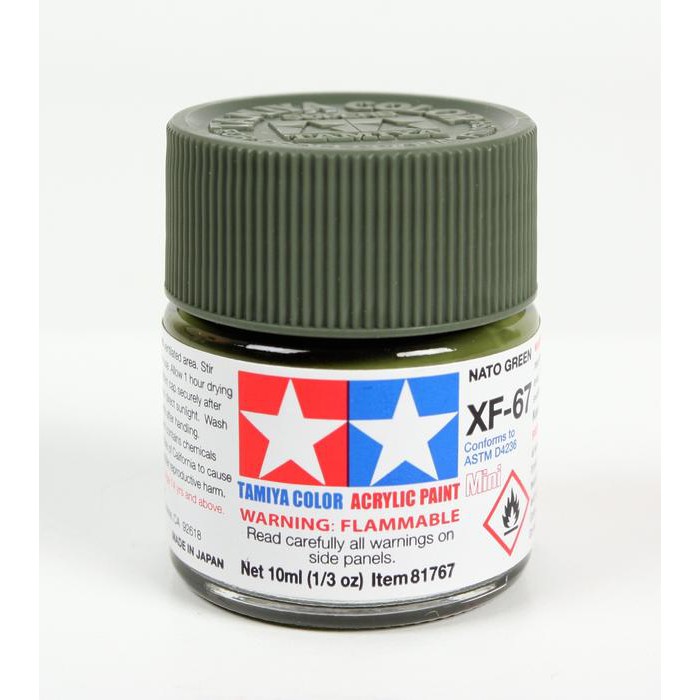Tamiya Xf-67 Nato Green - Acrylic Mini | Shopee Philippines