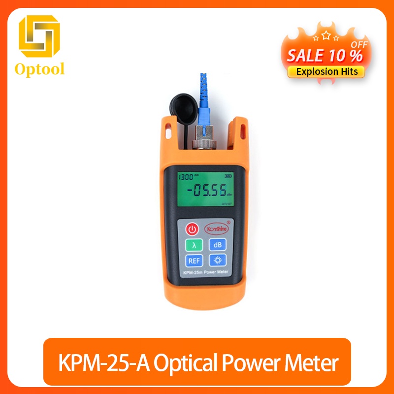 FTTH KPM-25M Cable Tester Fiber Optical Test Tool Fiber Optic Power ...