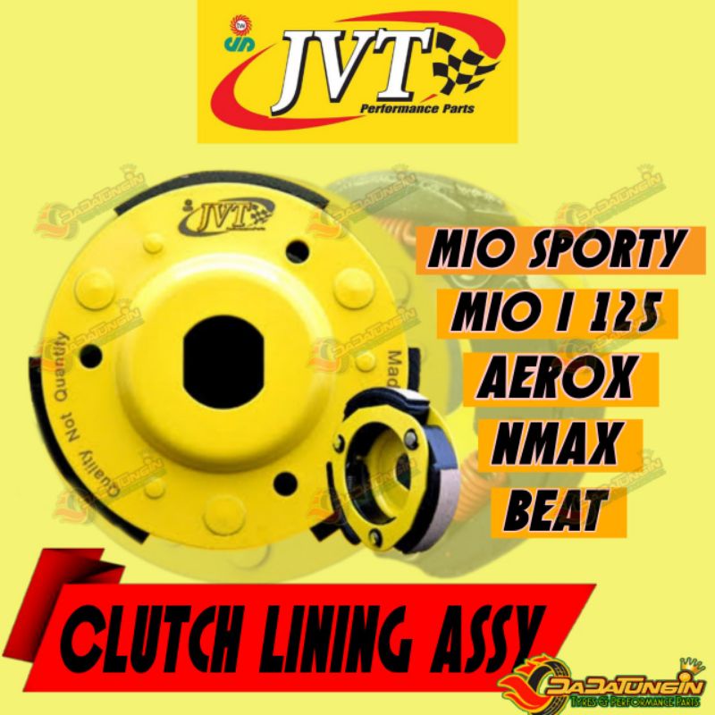 JVT Clutch Lining Assembly For Mio, Mio 125, Nmax, Aerox, Beat/fi and Click | Shopee Philippines