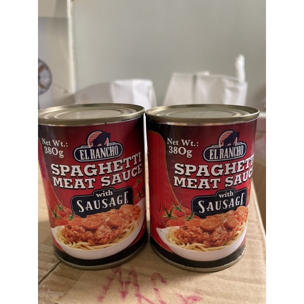 El Rancho Spaghetti Meat Sauce With Sausage 380g Shopee Philippines