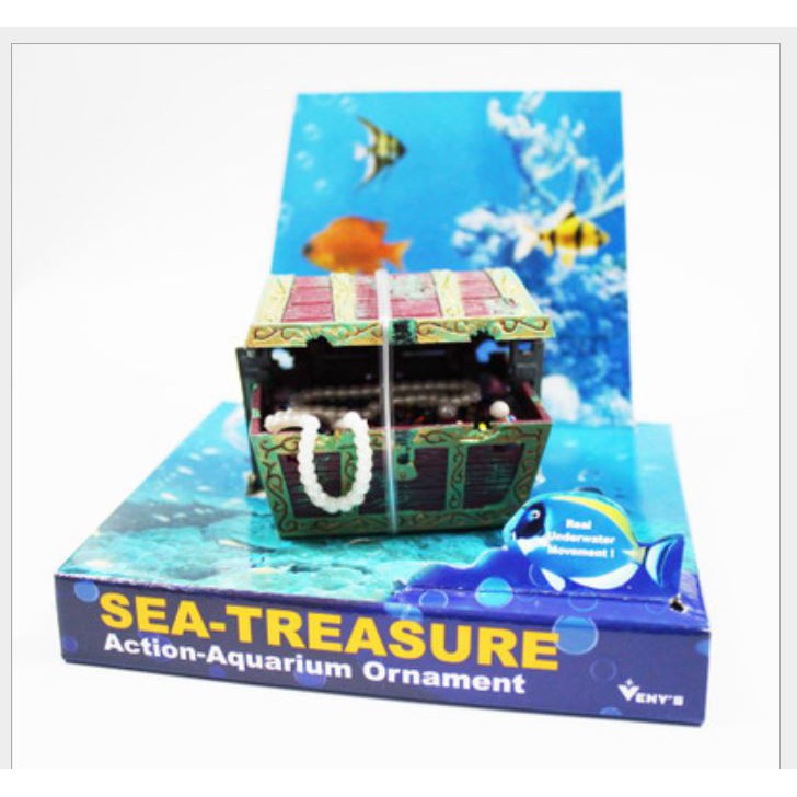The Pirate Treasure Drops Air Bubbles At The Bottom Of The Sea (With ...
