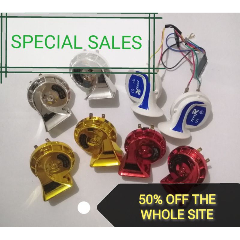COD Car/Motorcycle Universal Snail Horn | Shopee Philippines