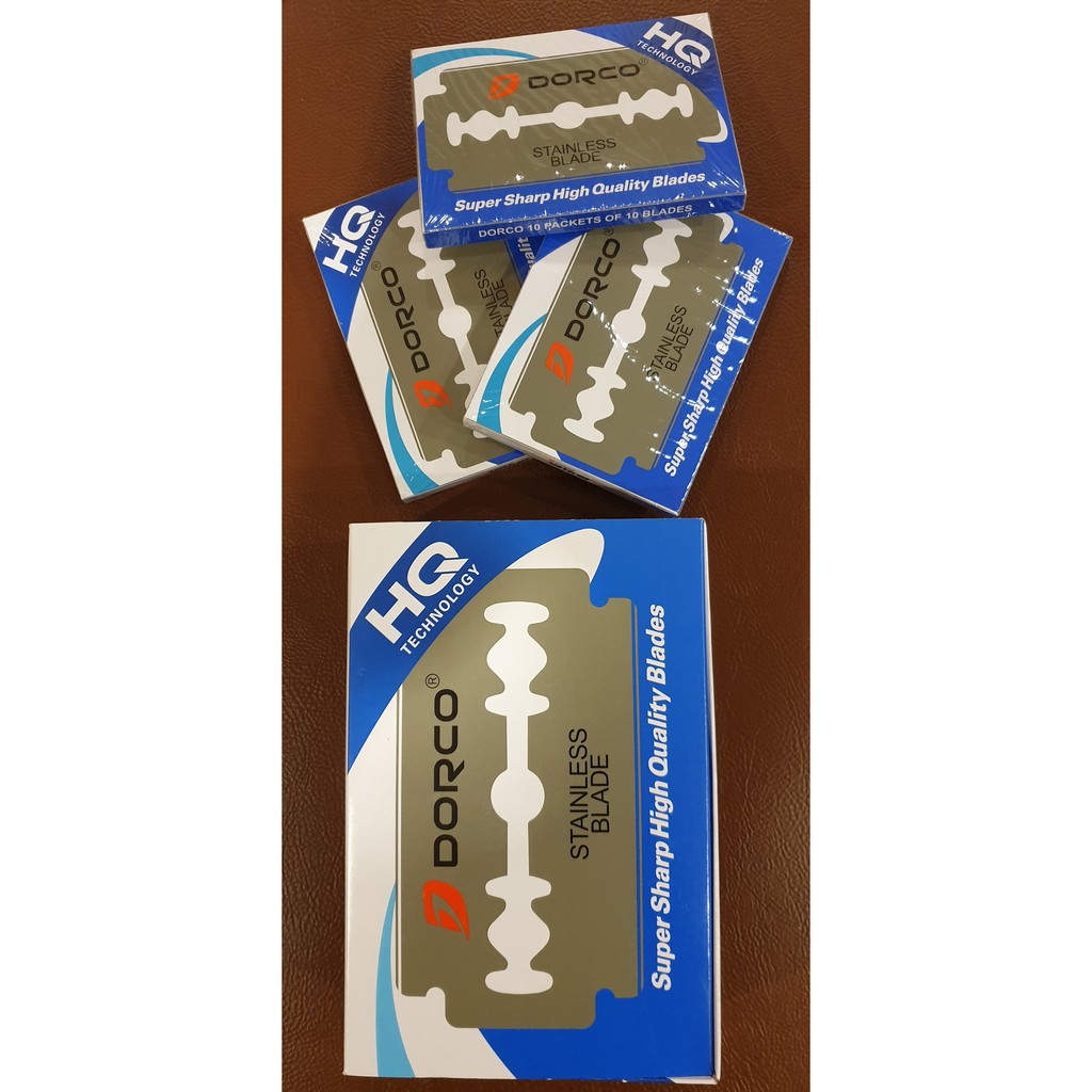 Dorco Stainless Blades (New Platinum ST300) - 100 pcs blades | Shopee ...