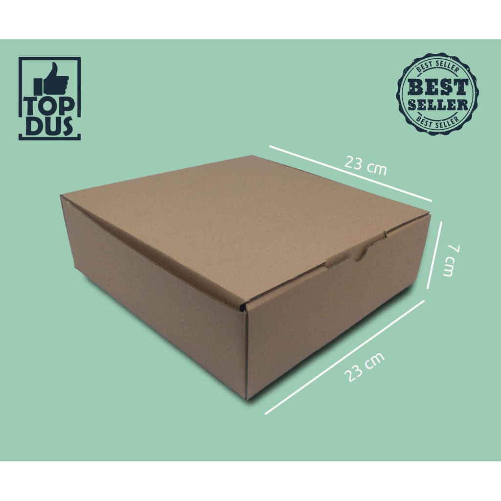 Cardboard Die Cut 23x23x7 Box Packing Box (Food Box, Lunch Box ...