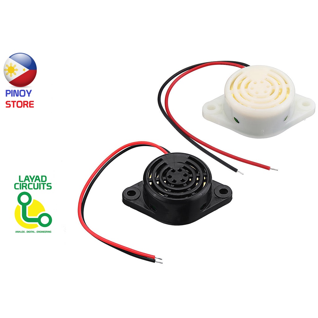 Piezo buzzer 3-24V active buzzer intermittent continuous beep 95db SFM ...