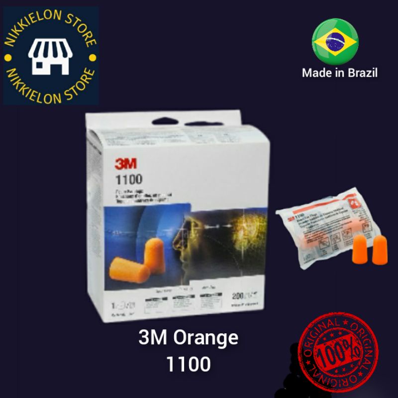 3M 1100 CORDLESS FOAM EARPLUG | Shopee Philippines