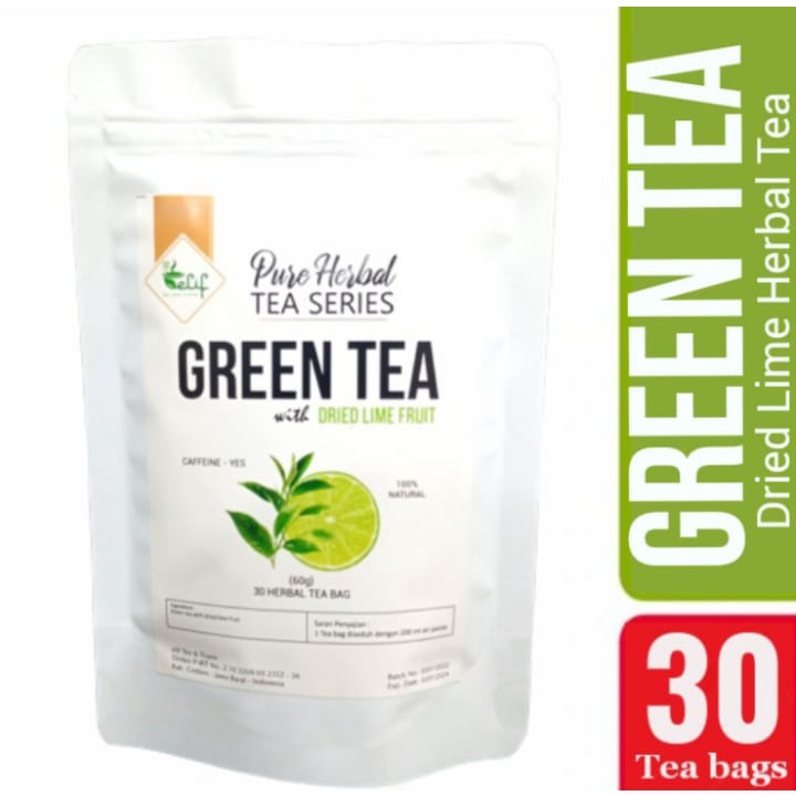 Green Tea with Lime Fruit Herbal Tea Infusion (30 Tea Bag) | Shopee ...