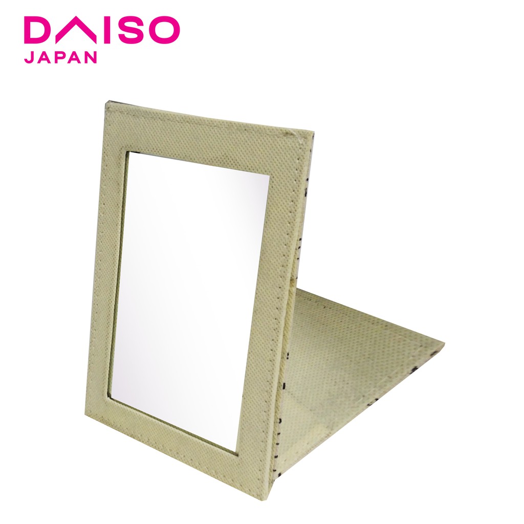 Daiso Portable Folding Mirror with Stand | Shopee Philippines
