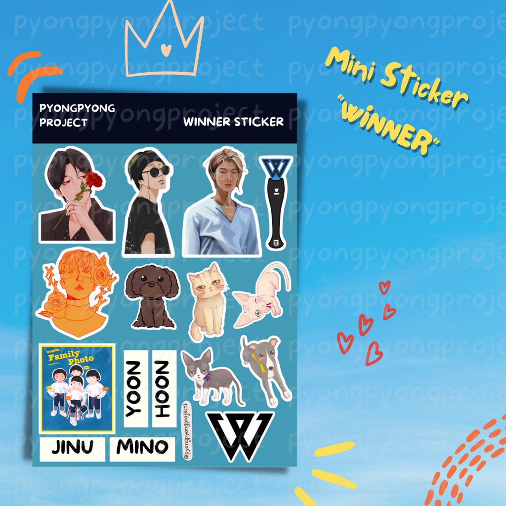 Sticker PACKS WINNER journaling | Shopee Philippines