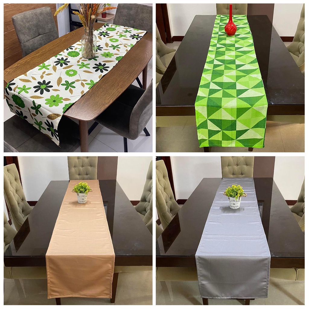 Printed and Plain Table Runner - Sold per per PIECE | Shopee Philippines