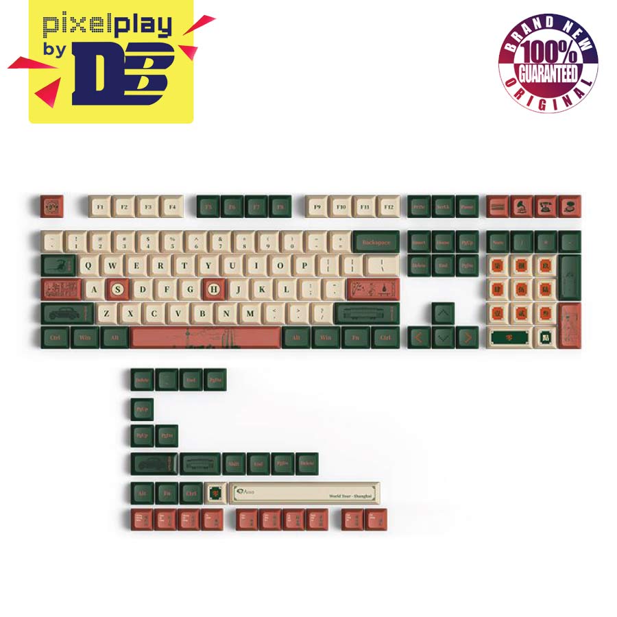 Akko World Tour-Shanghai Keycaps Set JDA 136 Keys | Shopee Philippines