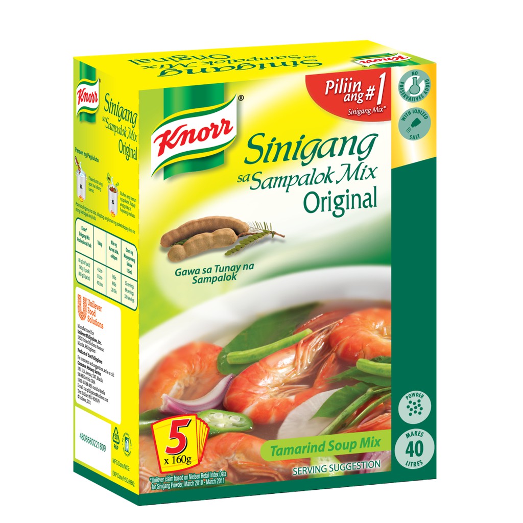 Knorr Sinigang sa Sampalok Mix 800g | Shopee Philippines