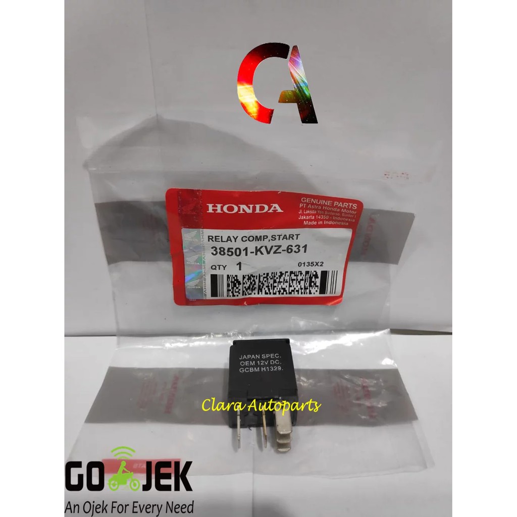 Relay Click 125 KVZ 150 BEAT FI ESP RELAY SWITCH STARTER BENDIK Click ...