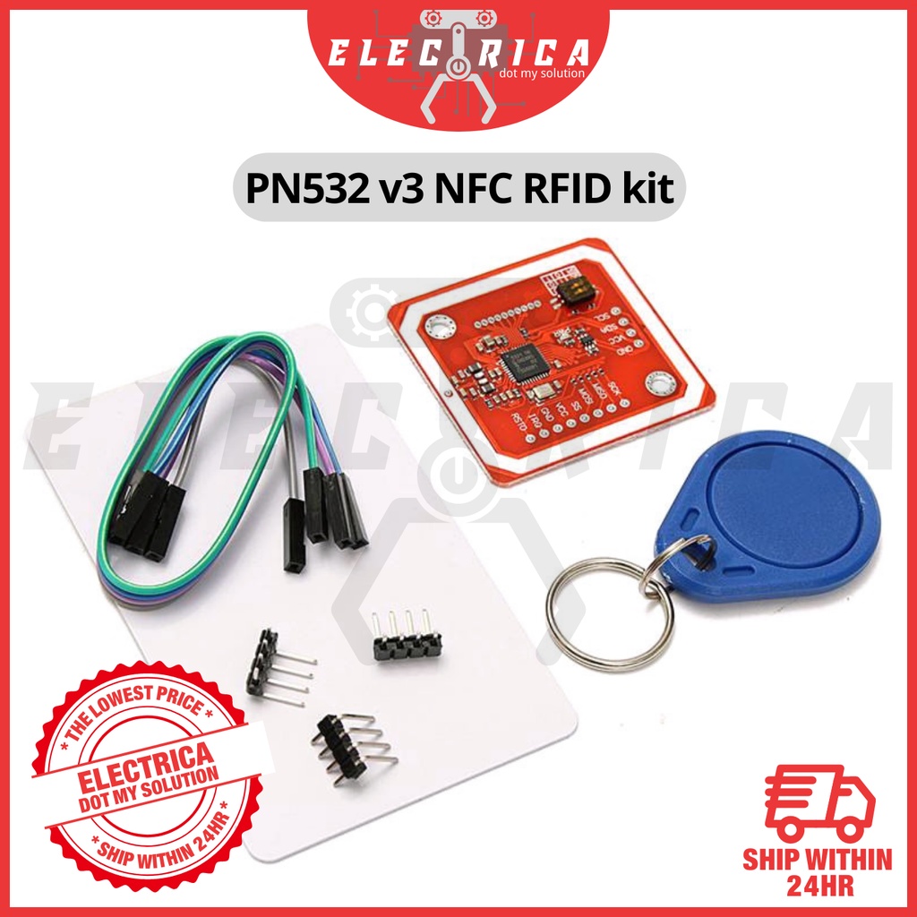 Arduino PN532 NFC RFID Card Reader (FULL SET) | Shopee Philippines