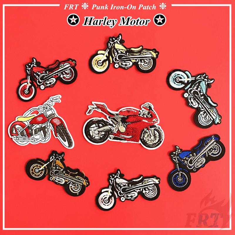 ☸ Harley Motor - Punk Patch ☸ 1Pc DIY Sew on Iron on Badges Patches ...