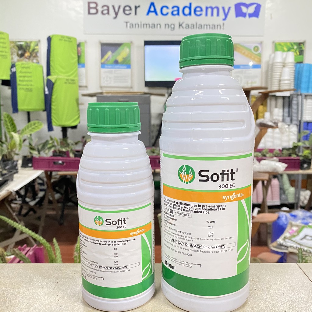 SOFIT PRETILACHLOR 300 EC PRE-EMERGENT HERBICIDE (1L/500mL) | Shopee ...