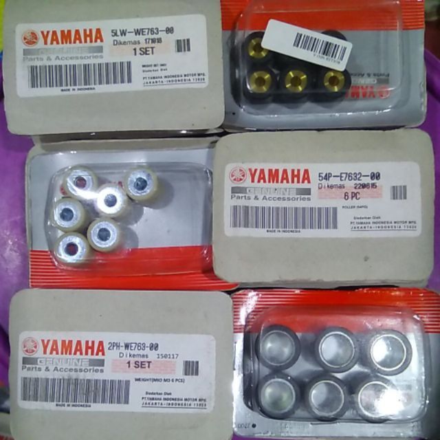 Yamaha Genuine Weight Roller ( Flyball o Bola ) Parts | Shopee Philippines