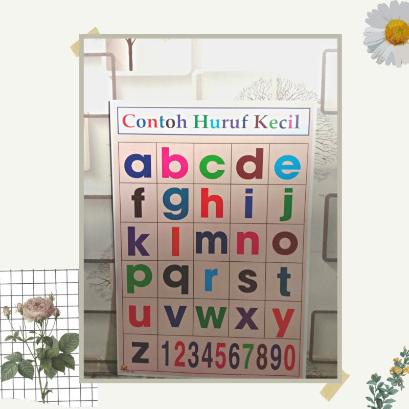 Education POSTER Examples Of Lowercase POSTER Lowercase 100 