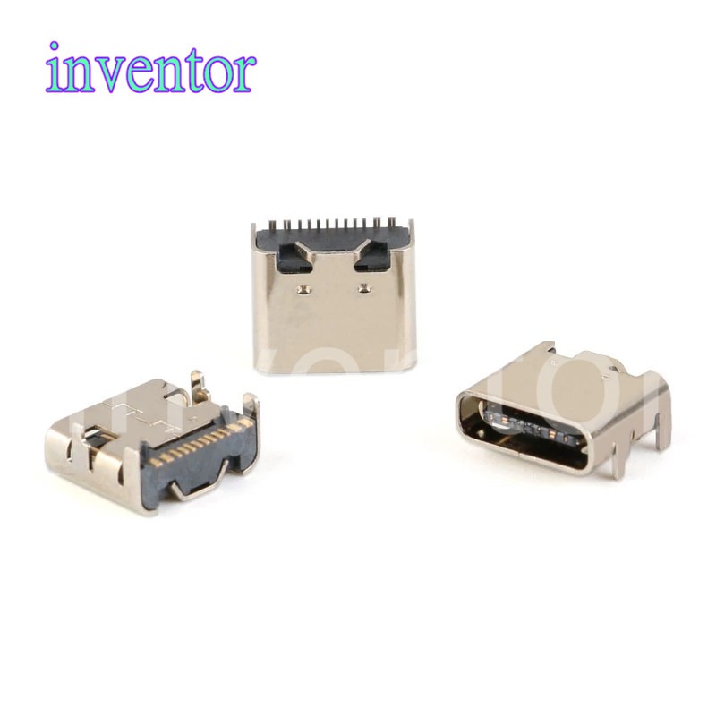10pcs/lot 16 Pin SMT Socket Connector Micro USB Type C 3.1 Female ...