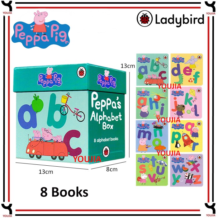 Peppa Pig: Peppa's Alphabet Box ( 8 Books) | Shopee Philippines