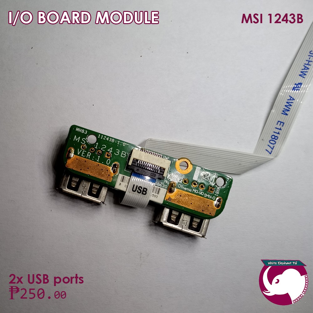 MSI 1243B Laptop IO Board Module | Shopee Philippines