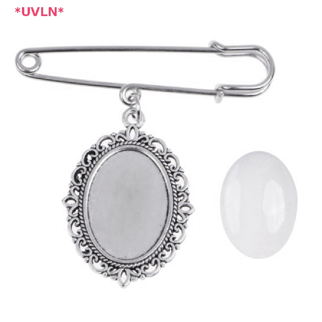 UVLN> Wedding Bouquet Photo Charm DIY Pin Brooch Making Kit Lacy Frame ...