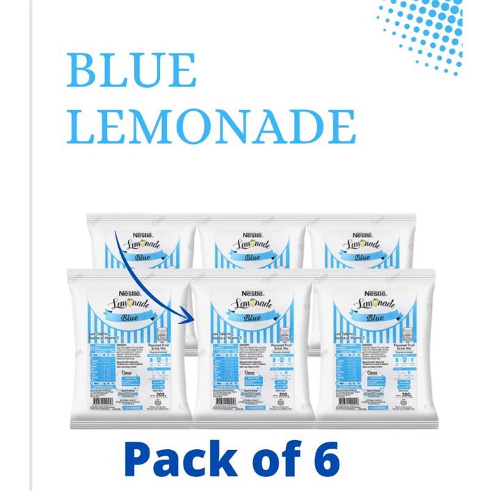 Nestle Blue Lemonade (Pack of 6) | Shopee Philippines