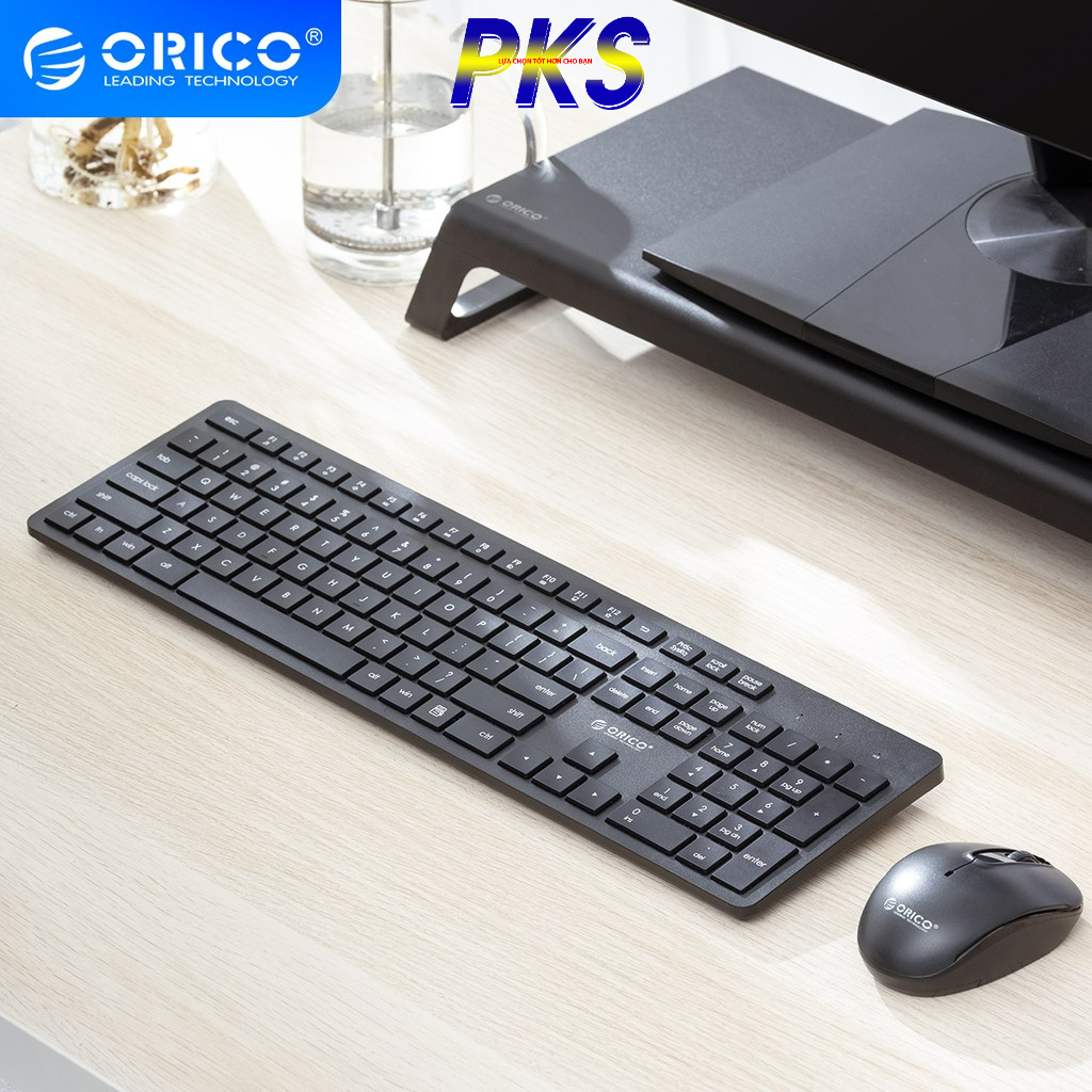 Orico WKM01-BK 1600 DPI Wireless Keyboard and Mouse Set - Genuine Product | Shopee Philippines