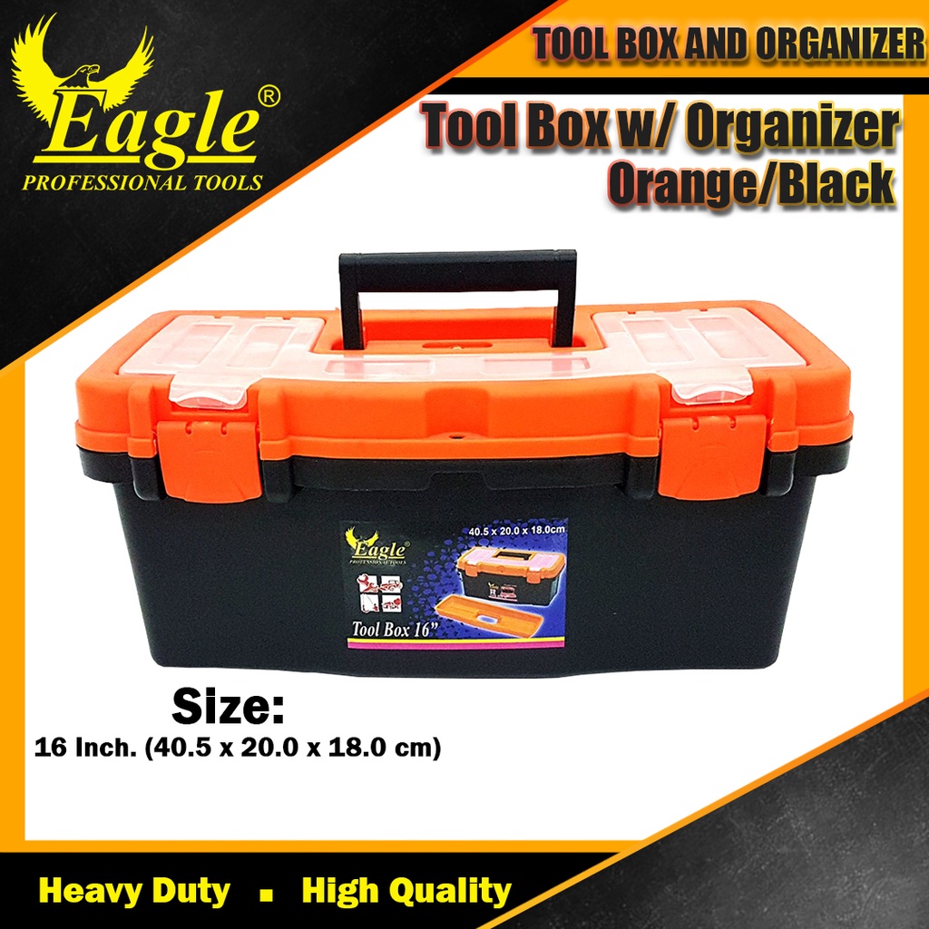 Eagle 16" Tool Box & Organizer | Shopee Philippines