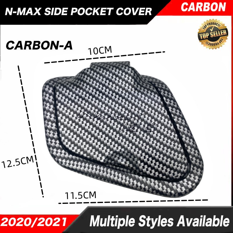 SpeedMOT Carbon Side pocket cover For NMAX 2020/2021 volt compartment ...
