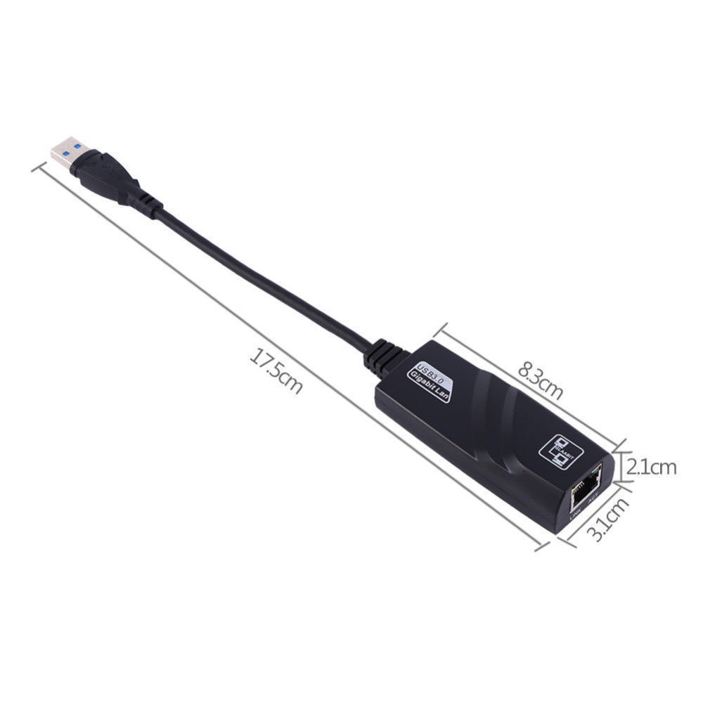 COD Type-C 3.1 / USB 3.0 Ethernet Adapter RJ45 Lan Network Card Lan ...