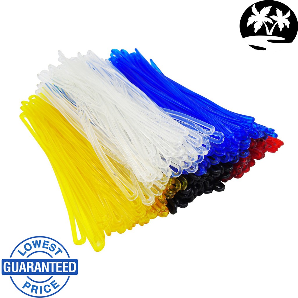 [100PCS] Rubber Loops Plastic PVC Bag Straps | Shopee Philippines
