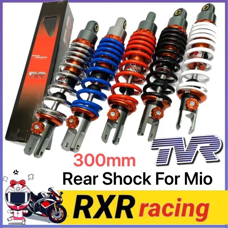 Rear Shock TVR For Mio Sporty Mio i 125 Mio Soul Honda Click (300mm) | Shopee Philippines