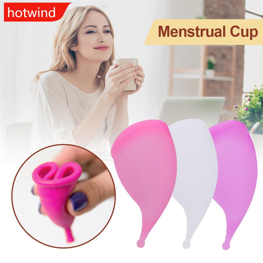 HW Reusable Menstrual Cup L/S Silicone Women's Hygiene Menstrual Cup Feminine Hygiene Menstrual ...