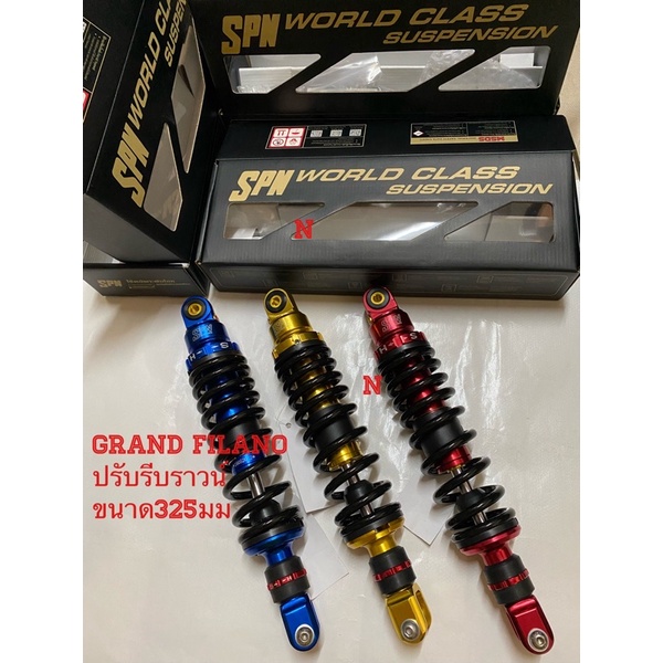 Genuine Spn Shock For Grand Filano Car Year 14-22 Model V-Color Adjust ...