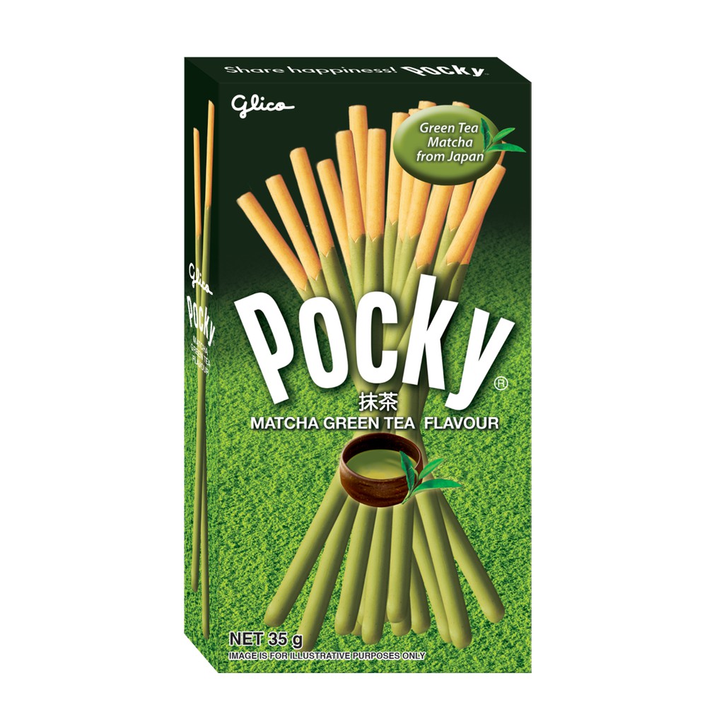 Pocky Green Tea Matcha 35g | Shopee Philippines
