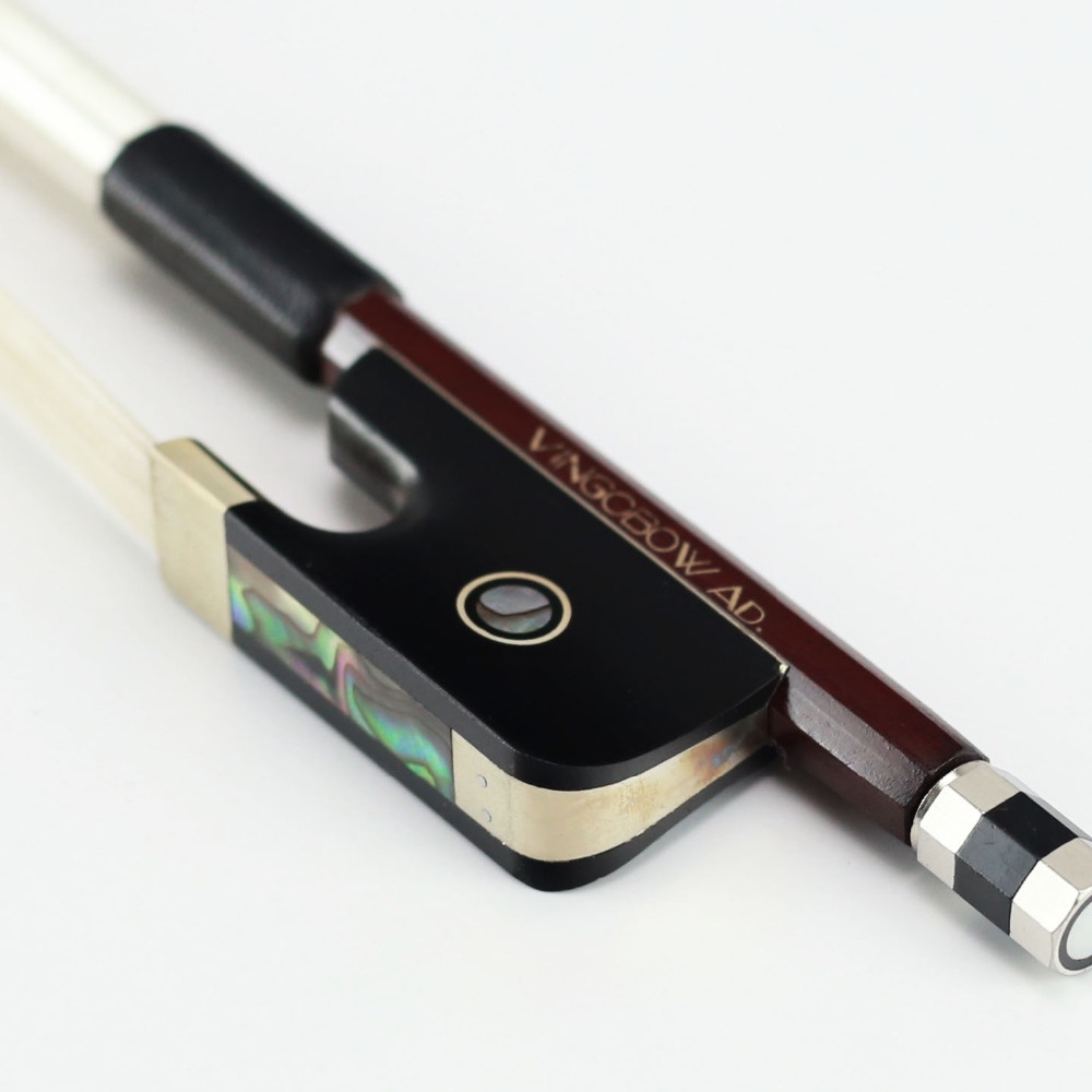 ＞310C 4 Sizes CELLO BOW Brazilwood Stick Ebony Frog Nickel Silver ...