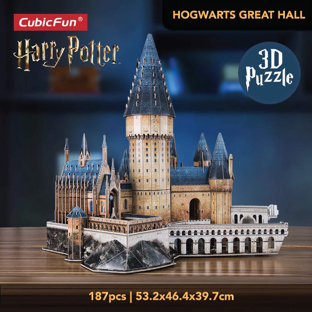 Cubicfun Harry Potter Hogwarts Great Hall - 3D Puzzle | Shopee Philippines