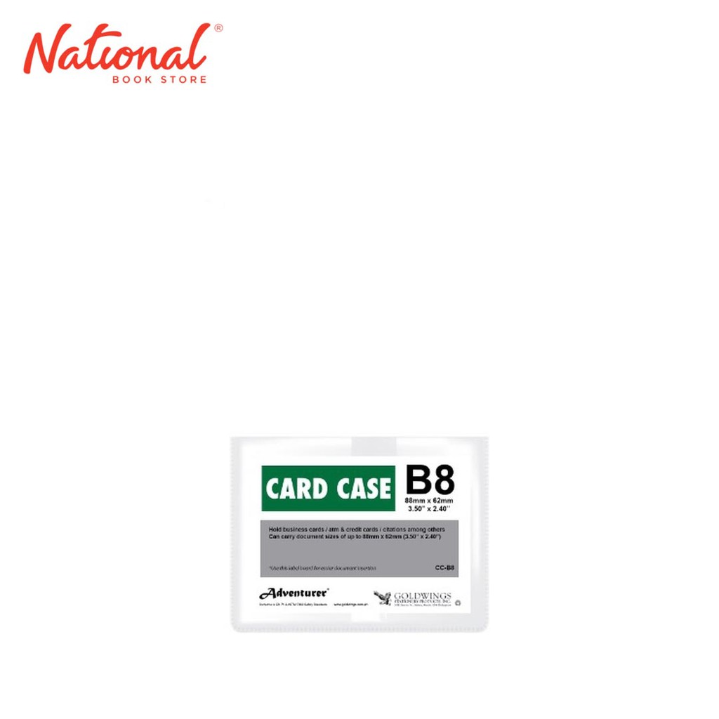 Adventurer Document Card Case Cc-B8 B8 Plastic Soft | Shopee Philippines